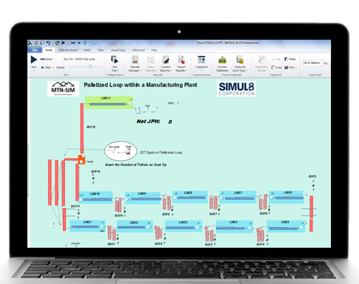 Pallet Optimization with Simulation