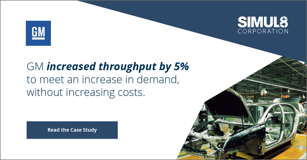 GM Increases Throughput by 5% | Simul8 Simulation Software