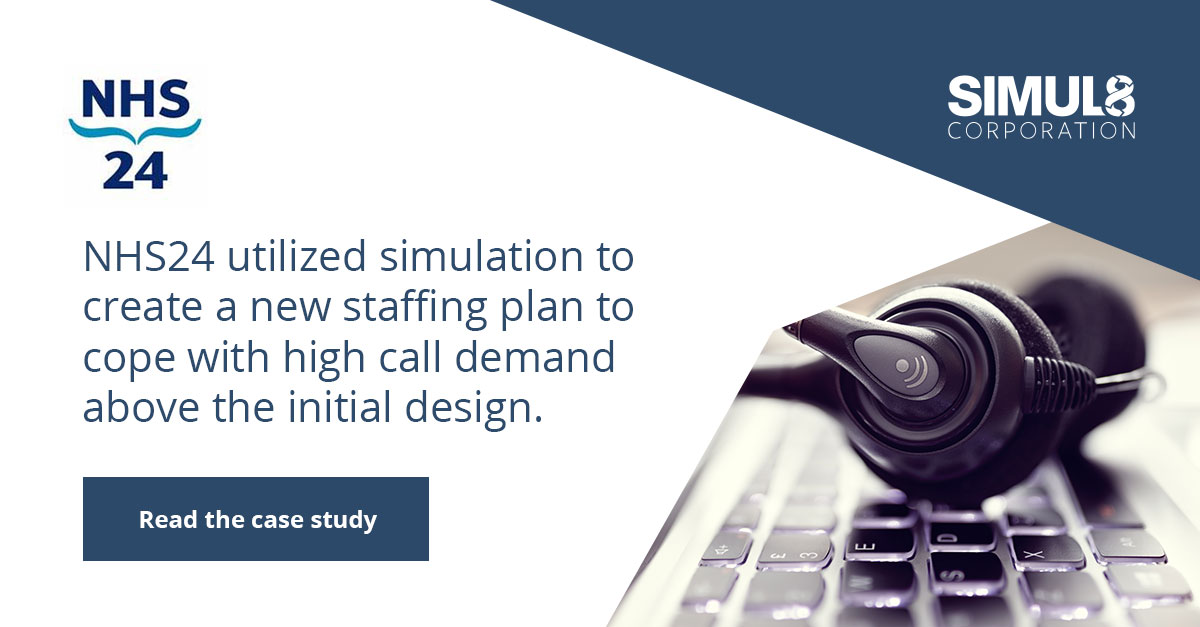 NHS 24 Improves Call Center Performance | Simul8 Simulation Software