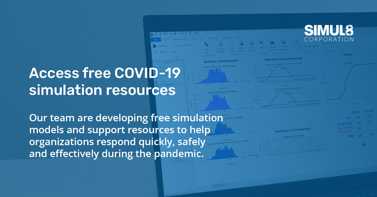 COVID-19 Simulation Resources | SIMUL8 Simulation Software