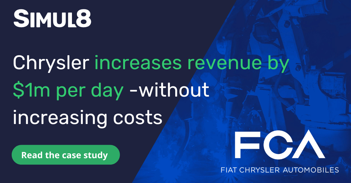 Chrysler increases revenue by $1m per day | Simul8 Simulation Software