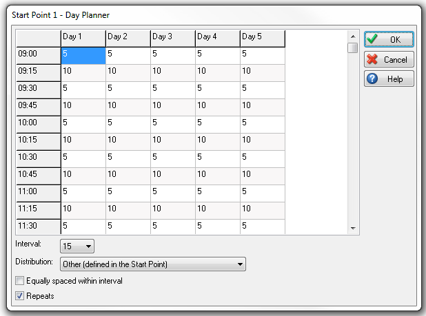 Day Planner [SIMUL8 Resource Center]